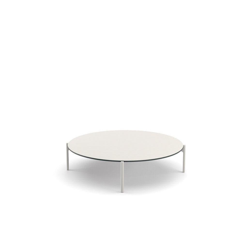 Coffee table IZON with HPL - Ø111 by Dedon | Homestorys - EN